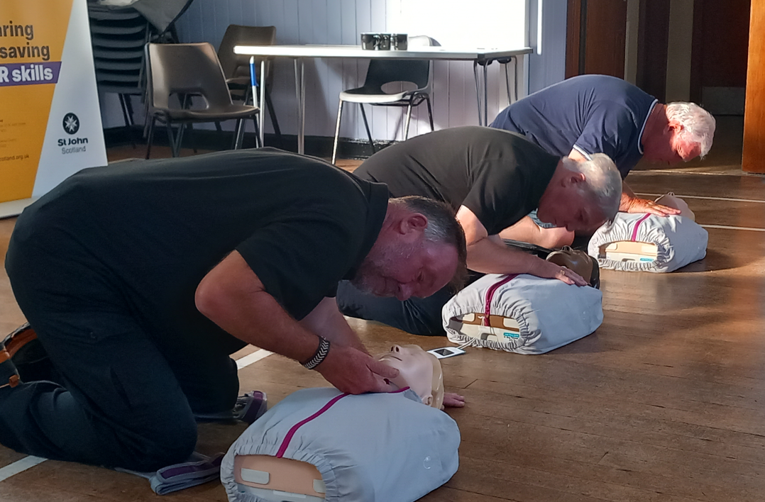 CPR and Defibrillator Training Event in Newton Stewart | St John Scotland