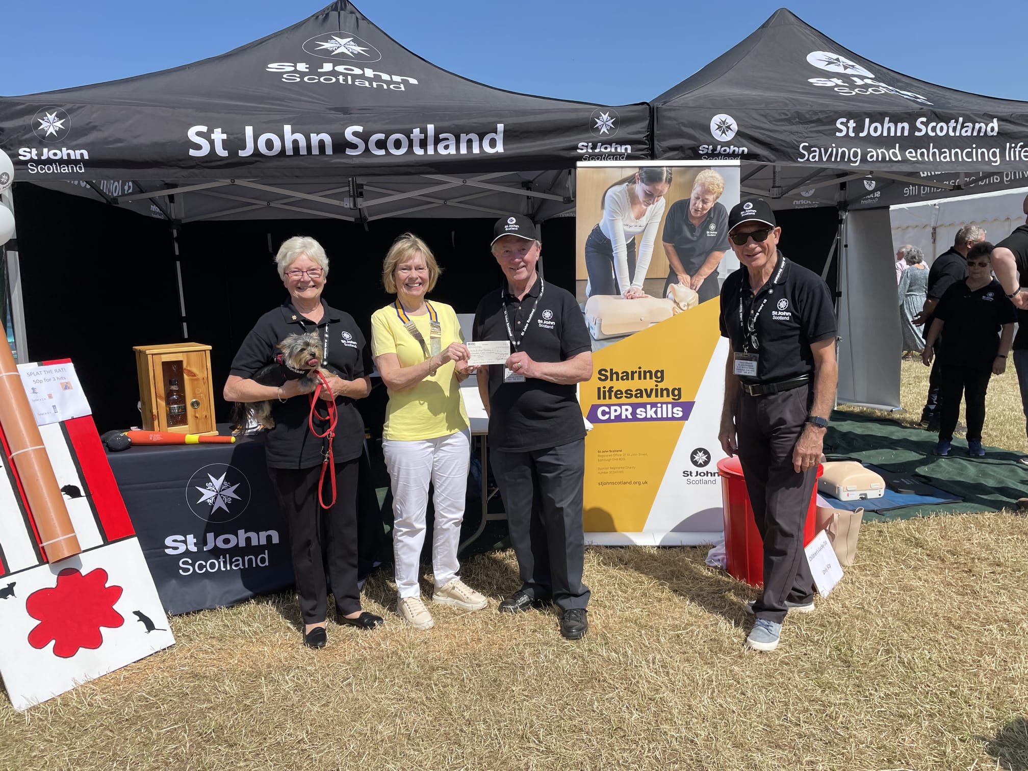 St John Scotland raising awareness at the Echt Show | St John Scotland